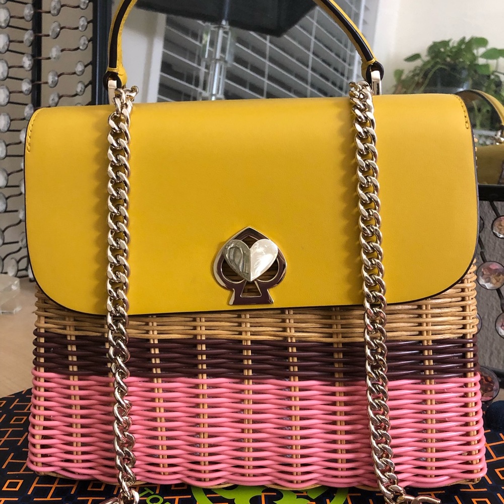 Kate Spade Romy Wicker Satchel - Gem